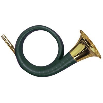 Petit cor de chasse gainé cuir Elless - Cornes de chasse - Trompes ...