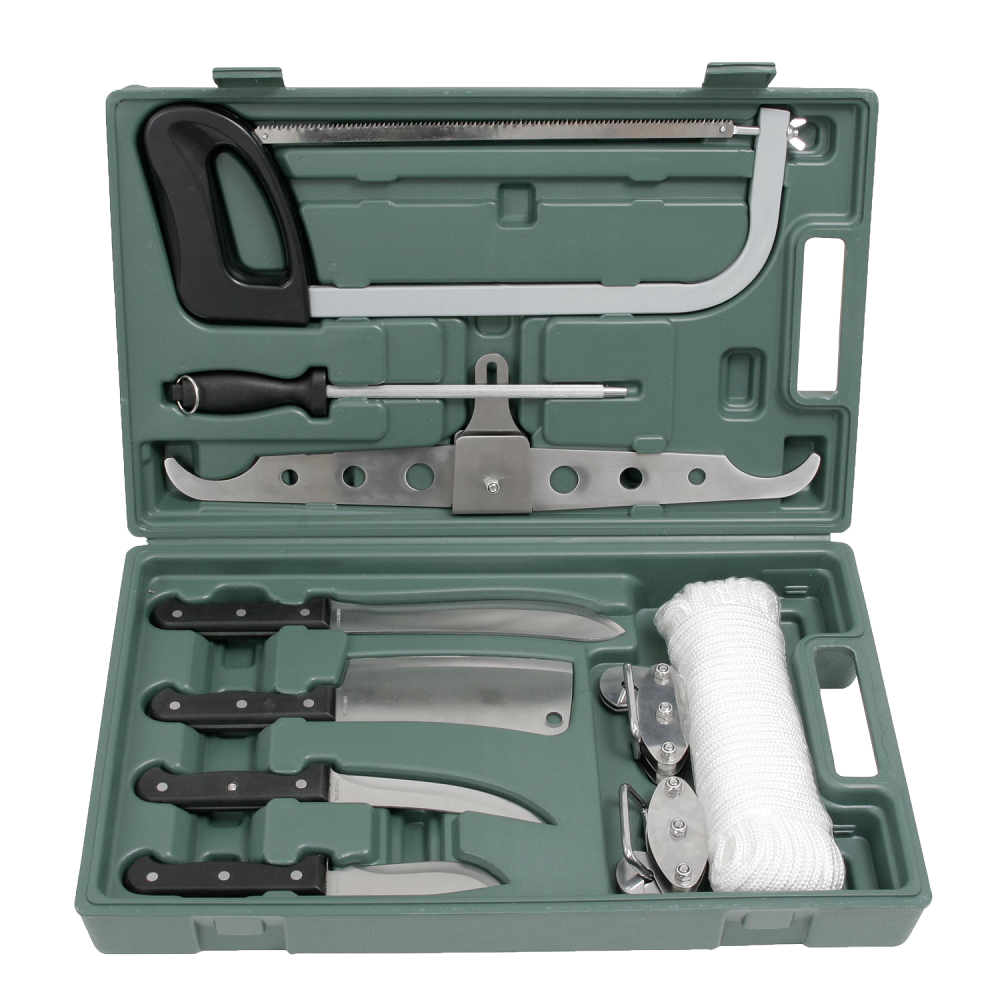 Mallette de découpe 9 pièces Pro Hunter - Couteaux à dépecer - découper ...
