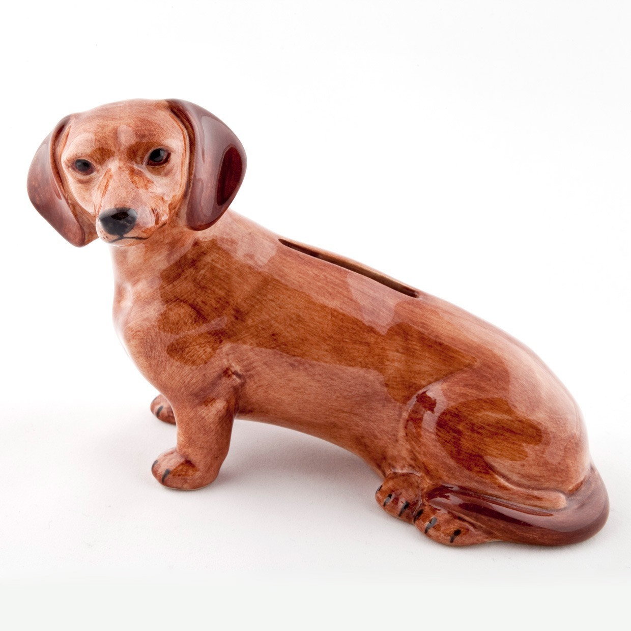 Tirelire teckel - Bronzes - Objets décoratifs | Made in Chasse