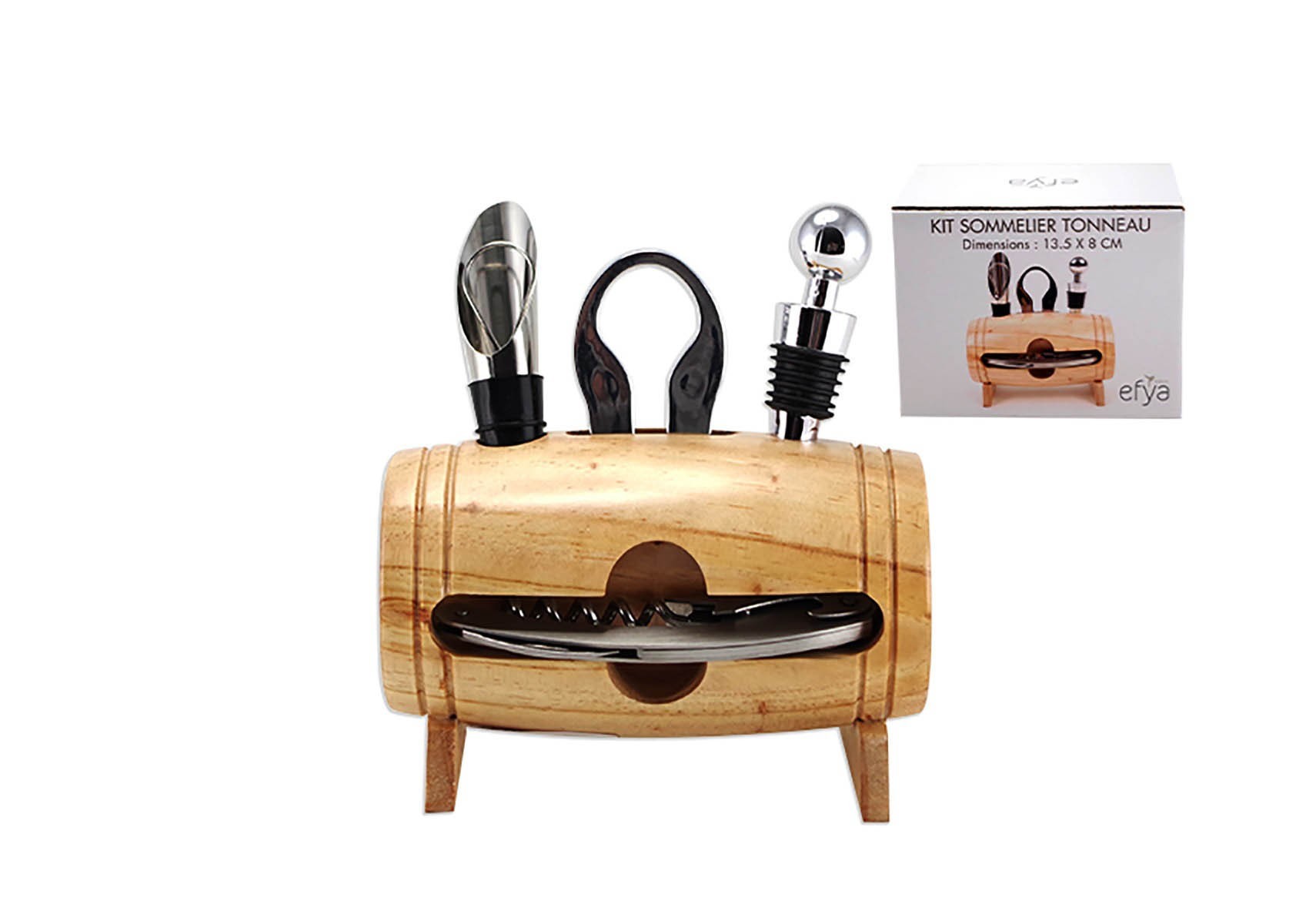 Kit sommelier Tonneau - Art de la table | Made in Chasse