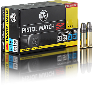 Cartouches 22LR RWS Pistol Match SR - Munitions 22LR - 22 Mag - 17 HMR ...