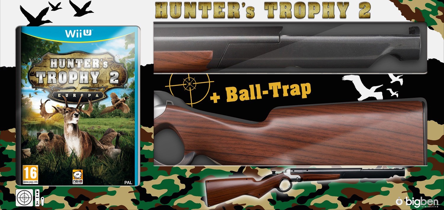 Hunter's Trophy 2 Europa + Fusil Collector / Wii U | Made in Chasse