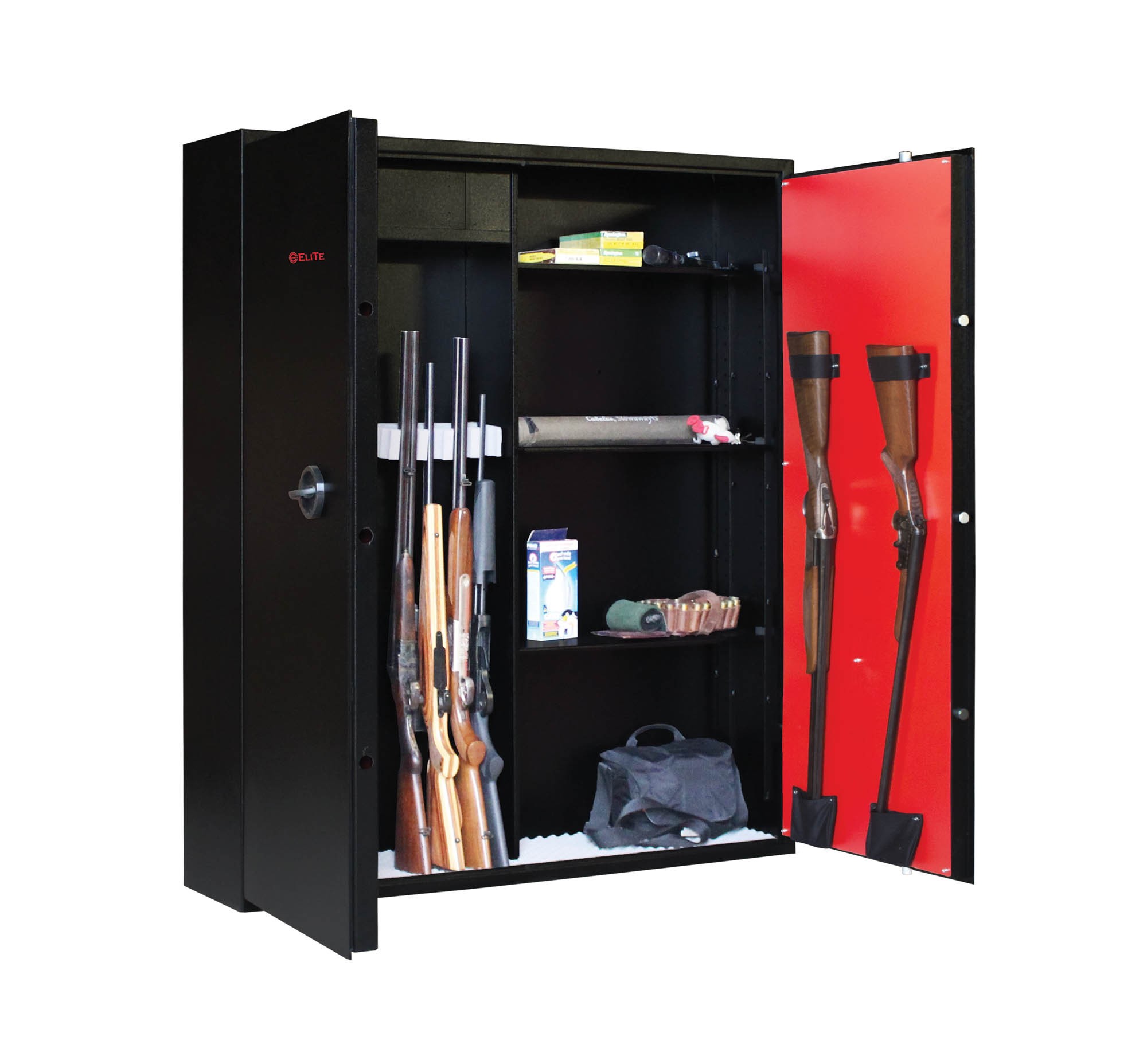 Armoire forte Elite MaxiGaper 24 armes - 12 armes + étagères modulables ...