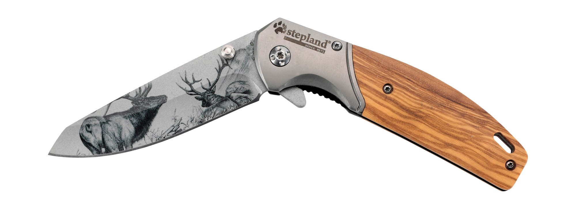 Couteau pliant Stepland SLCU073 - Cerf - Couteaux pliants | Made in Chasse