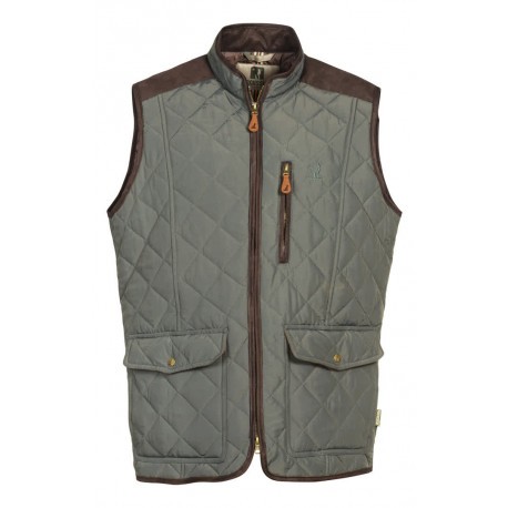 Gilet matelassé Percussion Stallion – Kaki, polyester déperlant | Made ...