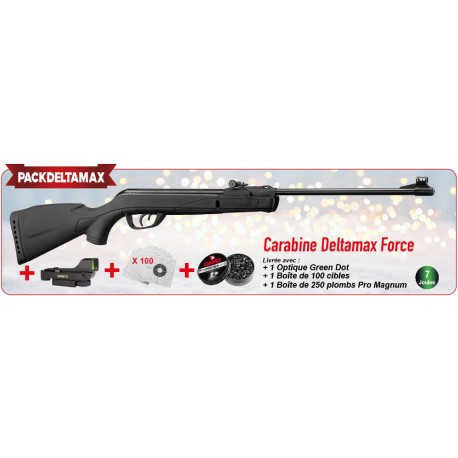 Pack Noël Gamo Deltamax Force - Cal. 4,5 mm - Carabines à plomb | Made in Chasse