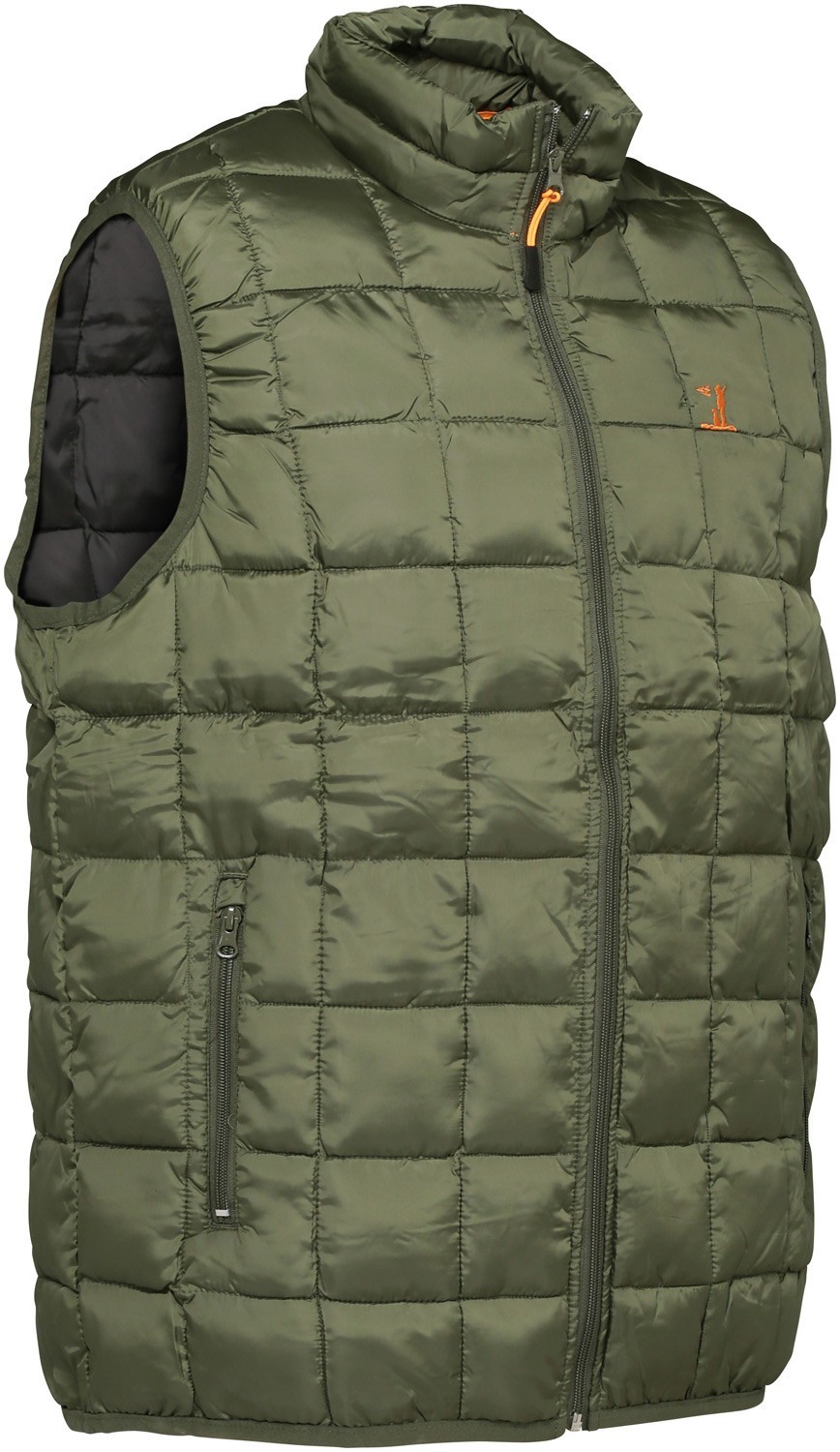 Gilet ouatiné Percussion Warm Kaki - Gilets Outdoor | Made in Chasse