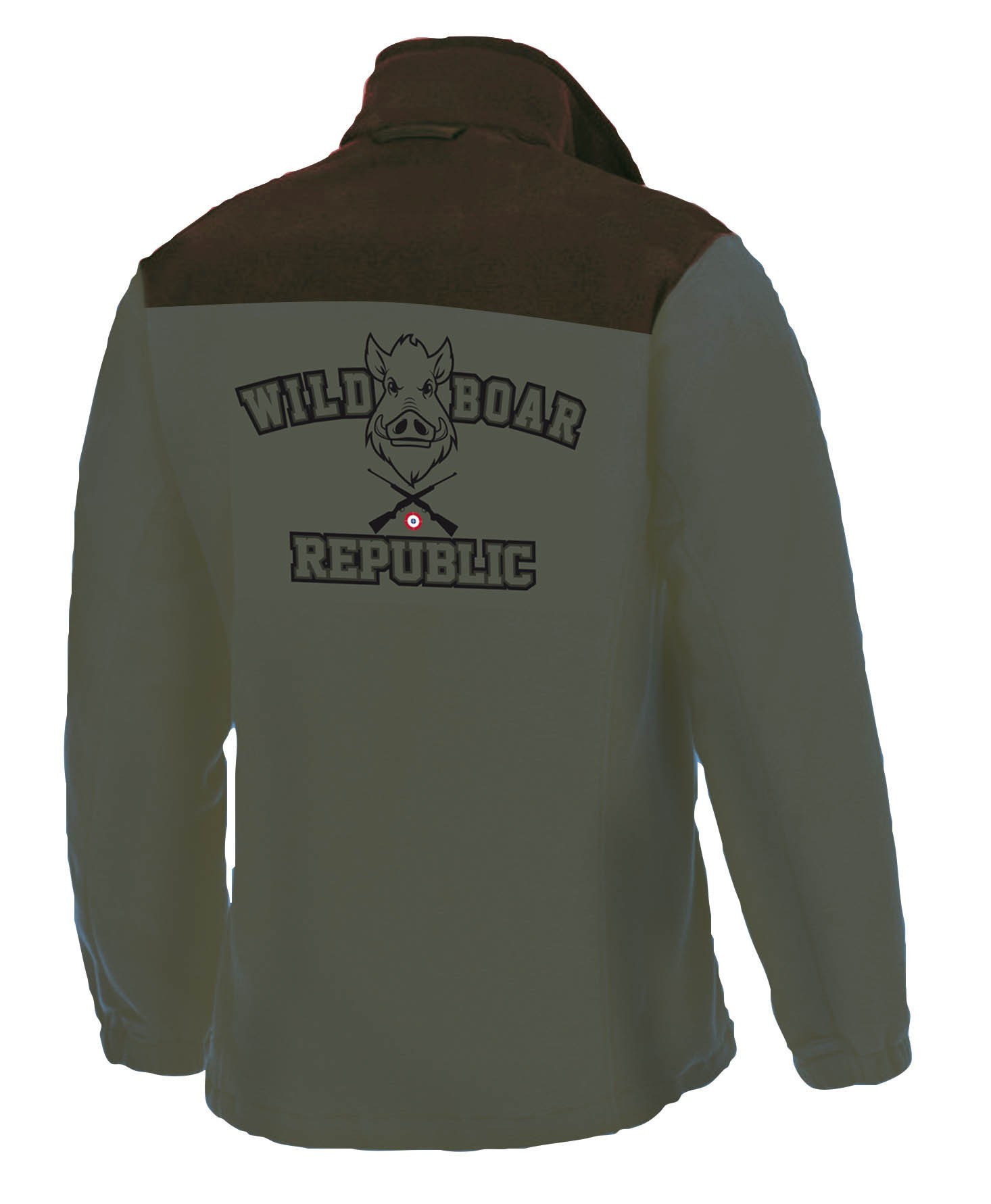 Sweat-shirt de chasse zippé Percussion Wild Boar Republic - Pulls de ...