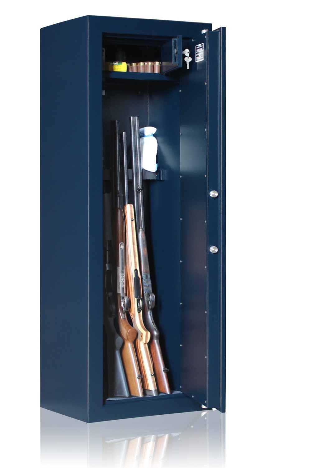 Armoire forte anti-feu Elite Gold 6 armes + coffre - Armoires fortes ...