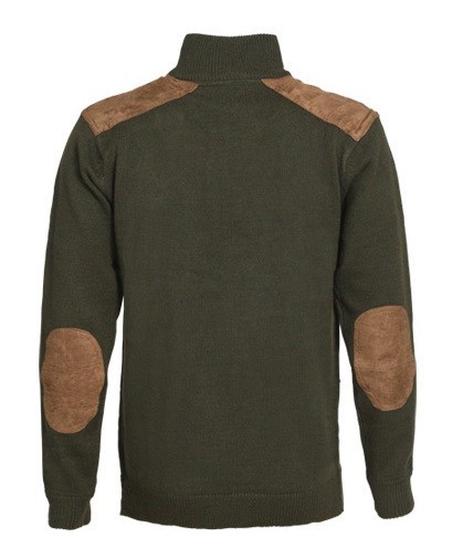 Pull de chasse Ligne Verney-Carron Fox zippé - Kaki - Pulls de chasse ...