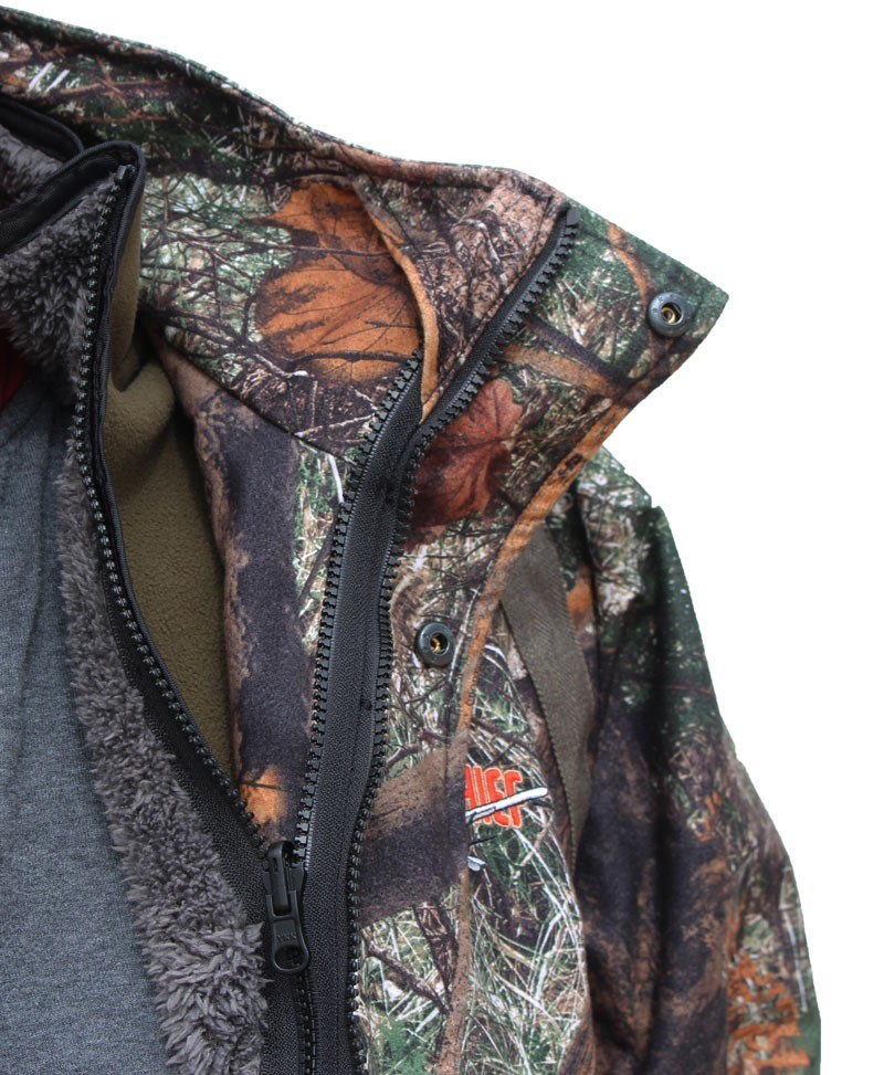 Veste de chasse Sportchief Ghost 3 en 1 / Tracker Green - Vestes de ...